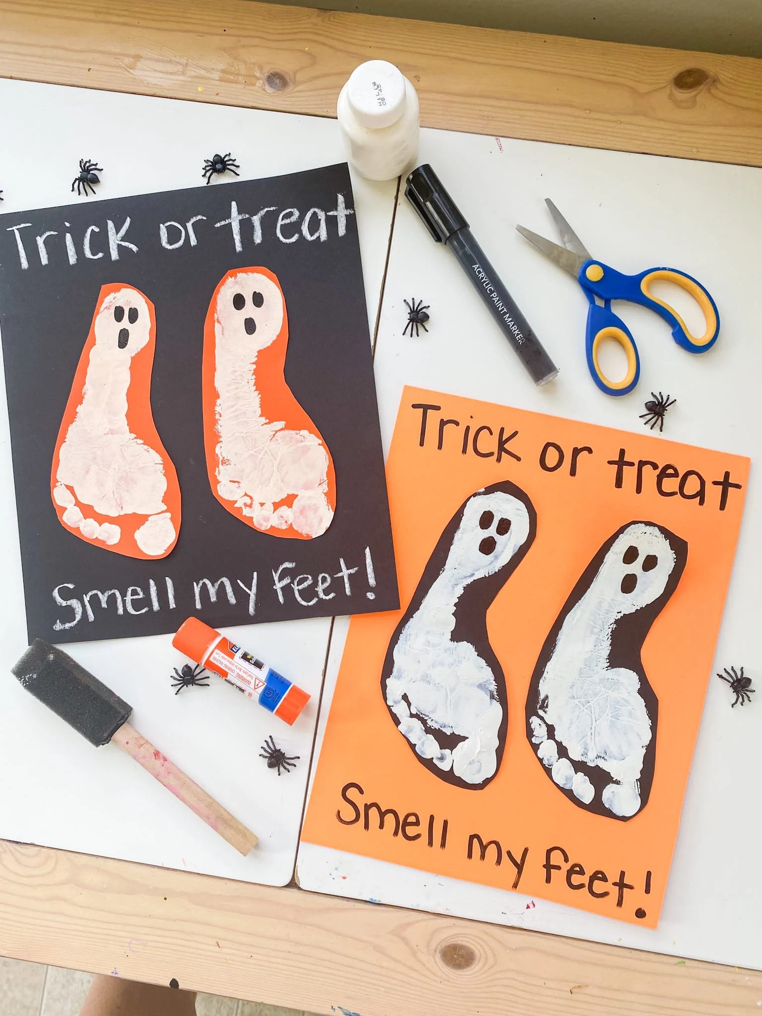 12 Easy Halloween Handprint Crafts 2023 Abcdee Learning