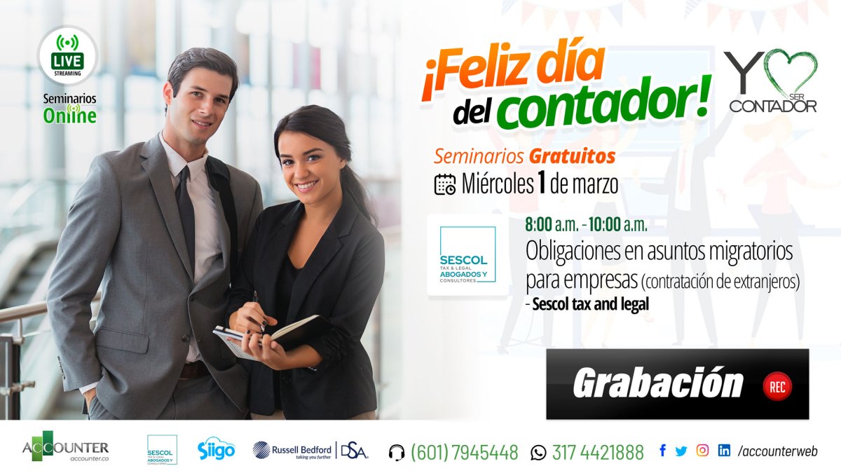 Seminarios Online 27 Gratuito Feliz Día Del Contador