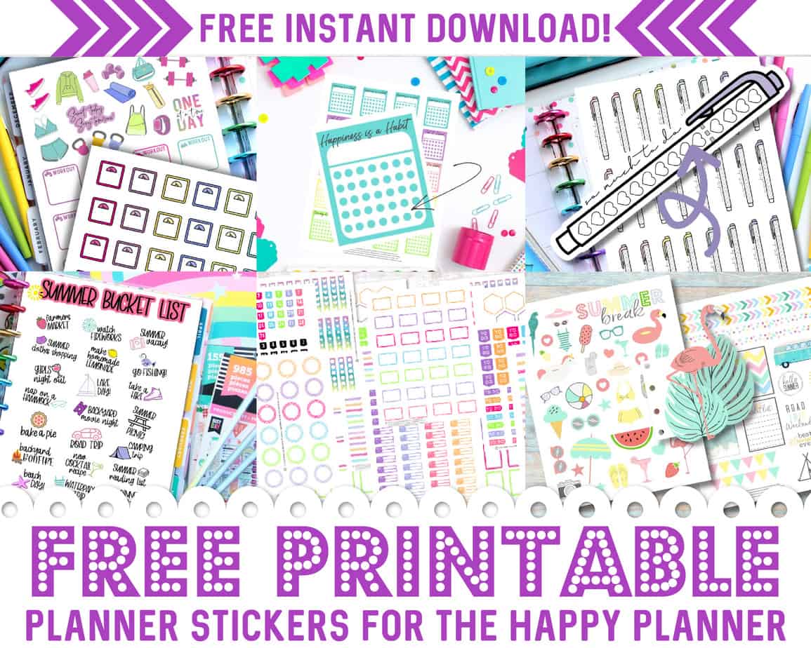 Printable Planner Stickers Printable Words Worksheets