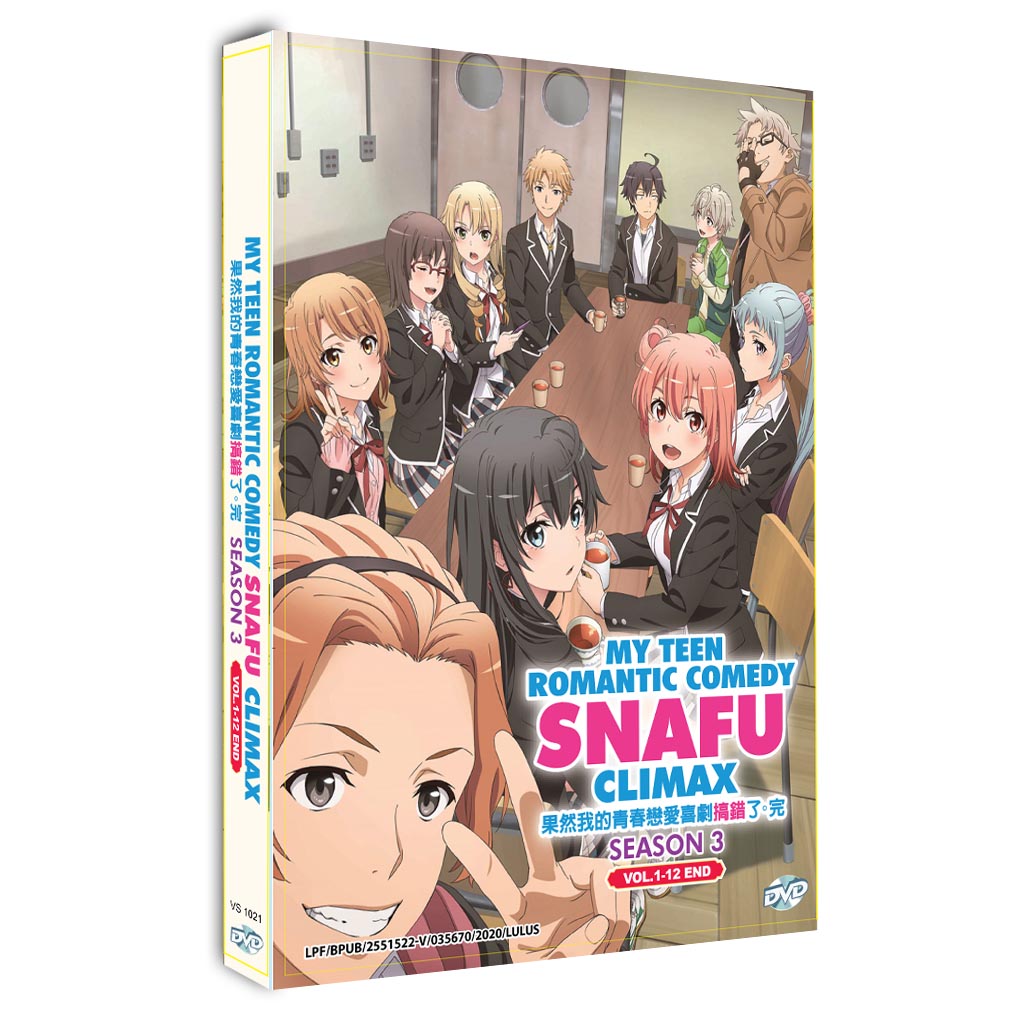 【dvd】yahari Ore No Seishun Love Comedy Wa Machigatteiru Kan Season 3