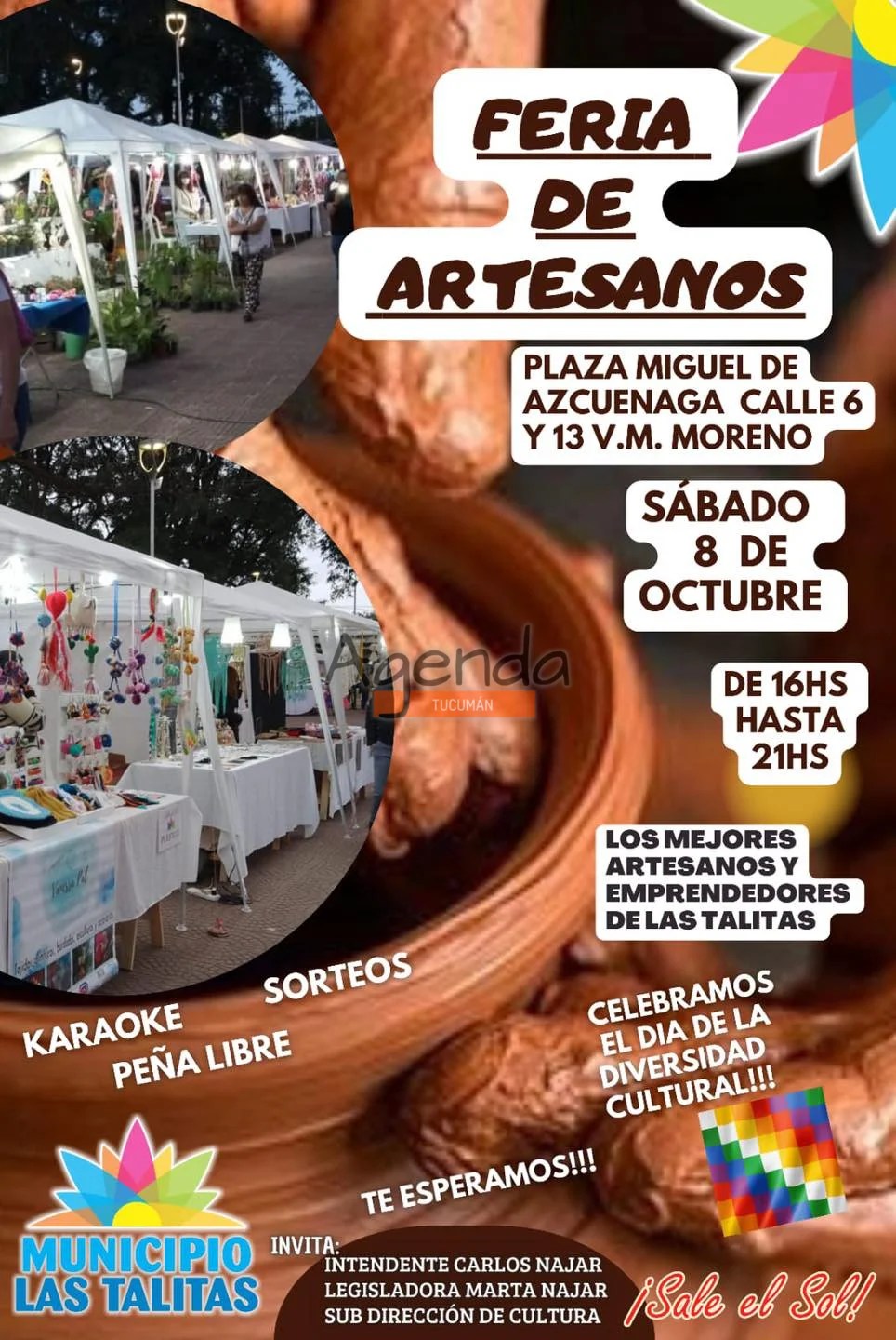 08 De Octubre Feria De Artesanos Y Peña En Las Talitas Agenda