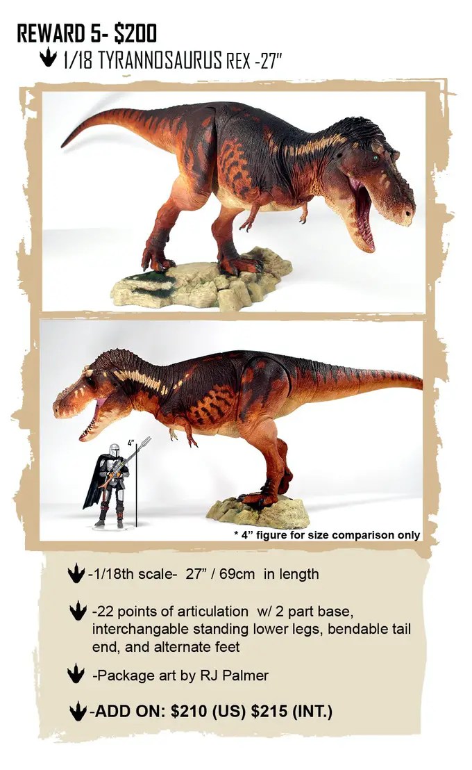 Beasts Of The Mesozoic Tyrannosaur Series Action Figures Kickstarter