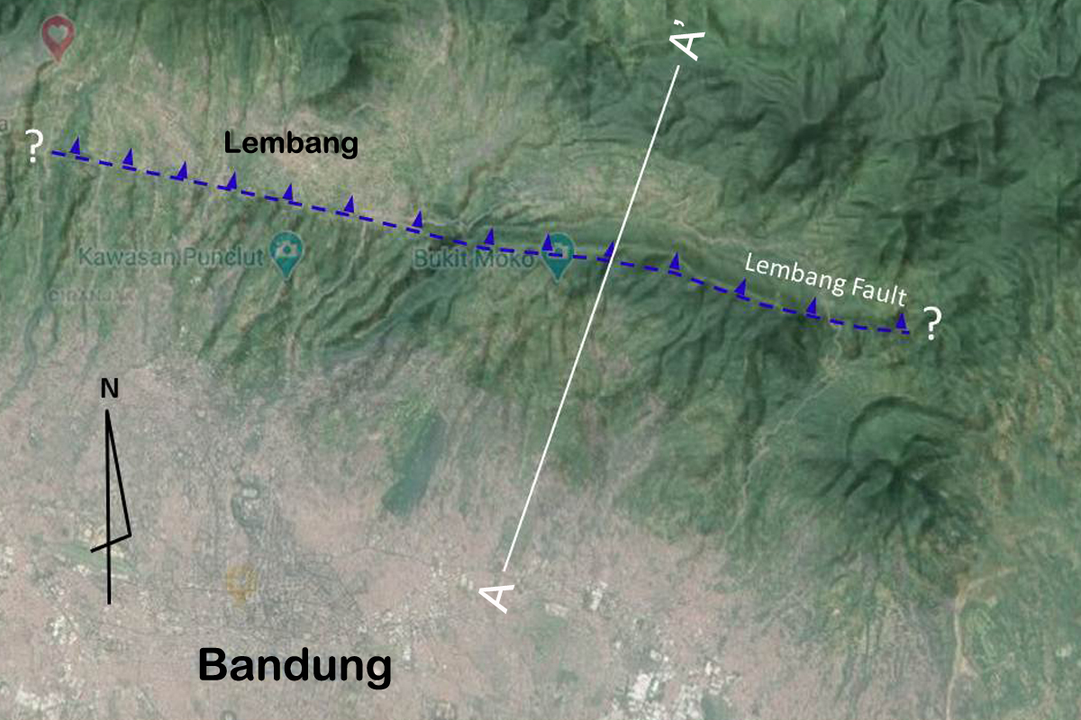 Mengenal Sesar Lembang Yang Berpotensi Menyebabkan Gempa Bumi Besar Di