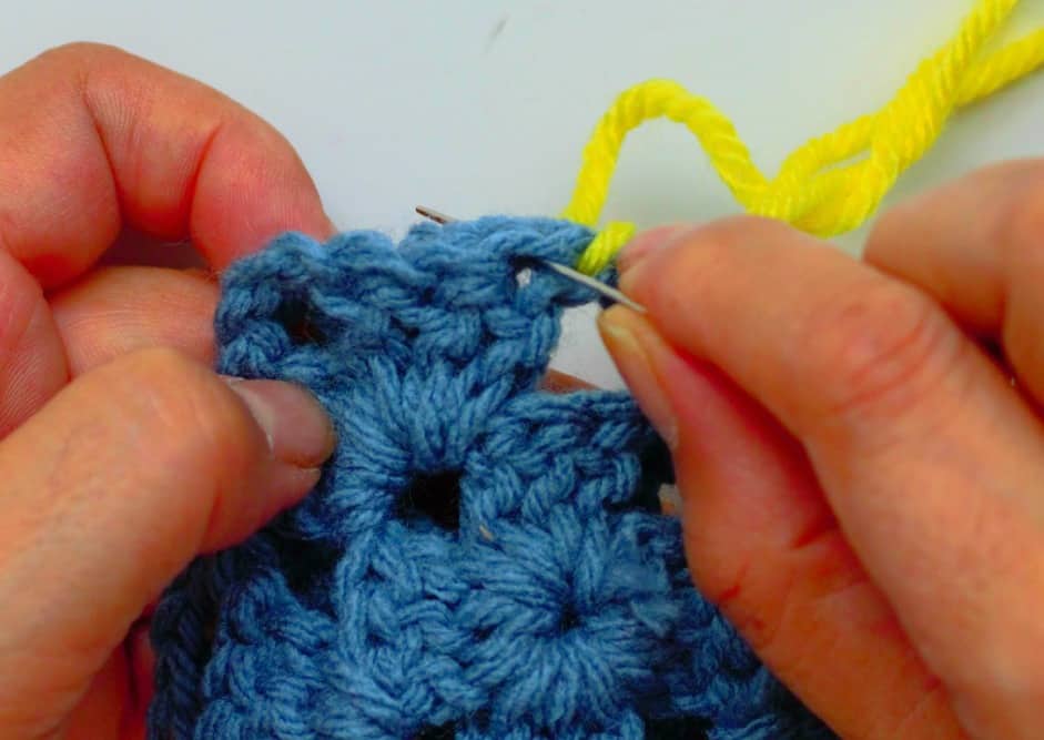 How To Sew Crochet Granny Squares Together Easy Peasy All Crafts