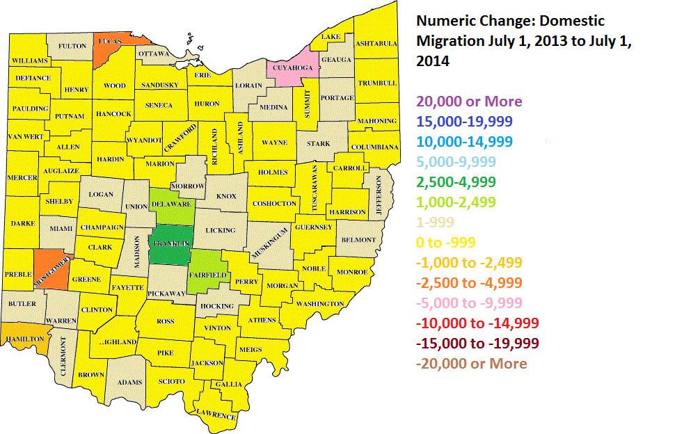 Ohio County Population Map All Columbus Data