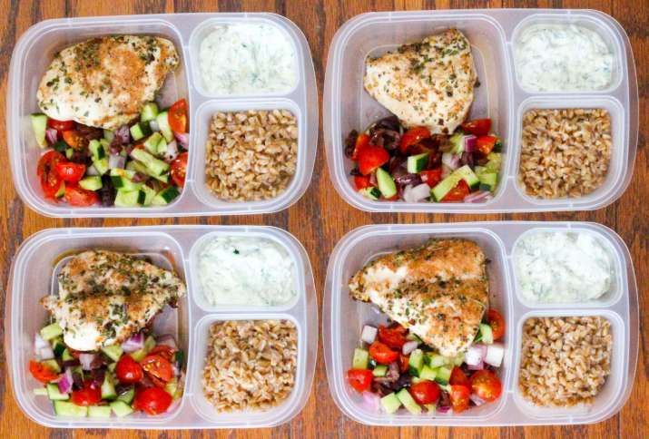 Healthy Greek Chicken Meal Prep Bowls Allys Cooking