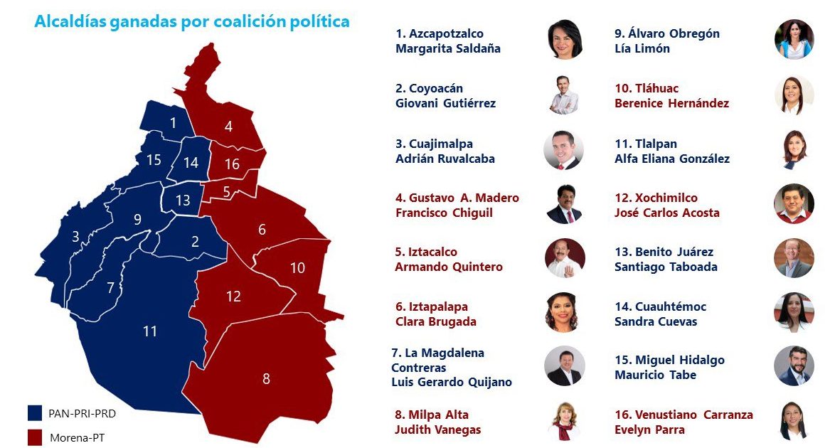 Ellos Son Los 16 Nuevos Alcaldes De La Cdmx Almomento Noticias