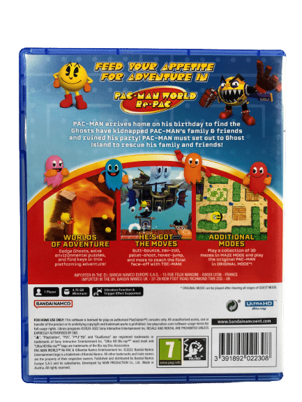 Pac Man World Re Pac Ps5 New Appleby Games