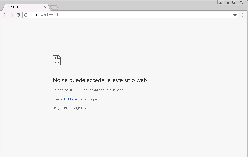Openstack Horizon No Se Puede Acceder A Este Sitio Web