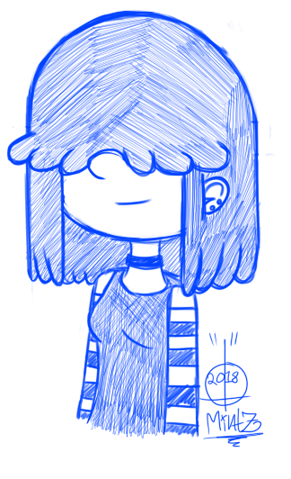 Lucy Loud Older Doodle By Zimbono On Deviantart The L