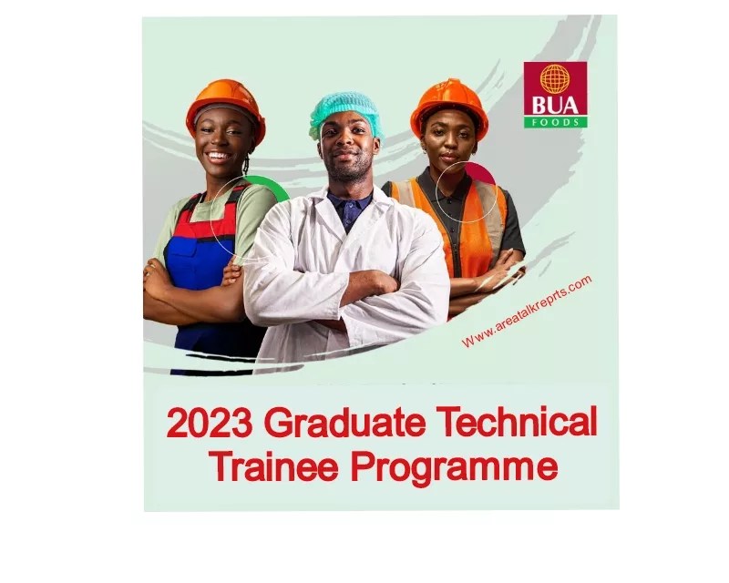 2023 Graduate Technical Trainee Programme At Bua Group