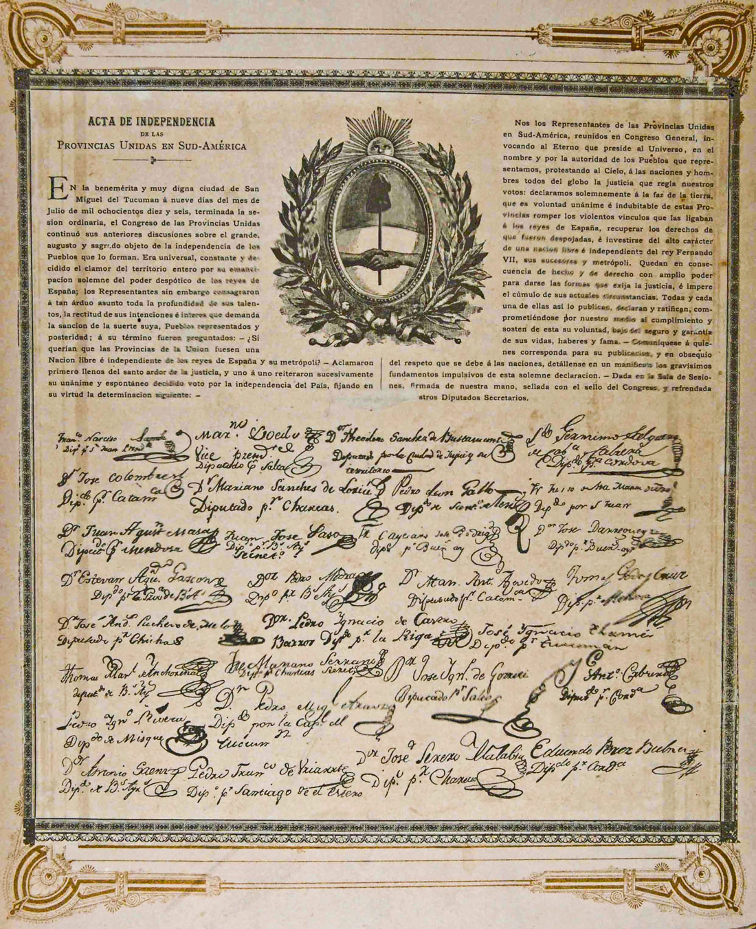 9 De Julio De 1816 Argentina Declara Su Independencia Argentear