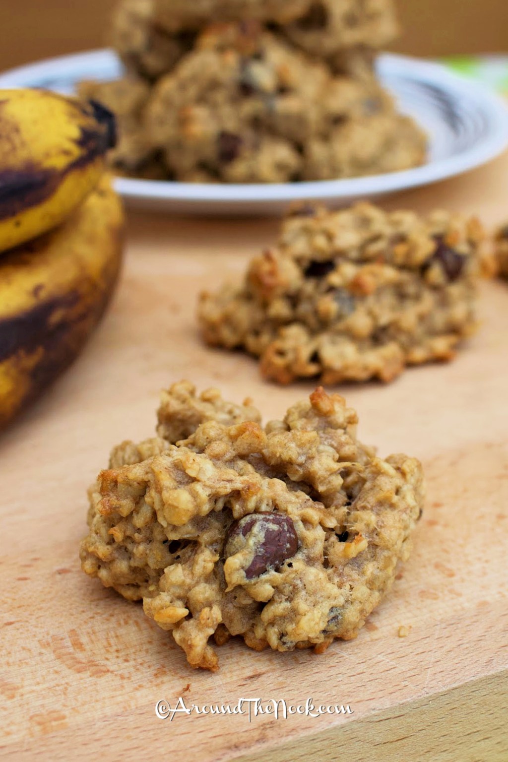 Peanut Butter Banana Oatmeal Cookies Around The Nook