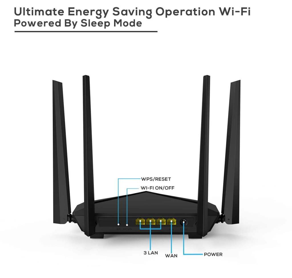 Tenda Ac10 Ac1200 Wireless Smart Dual Band Gigabit Wifi Router Mu Mimo