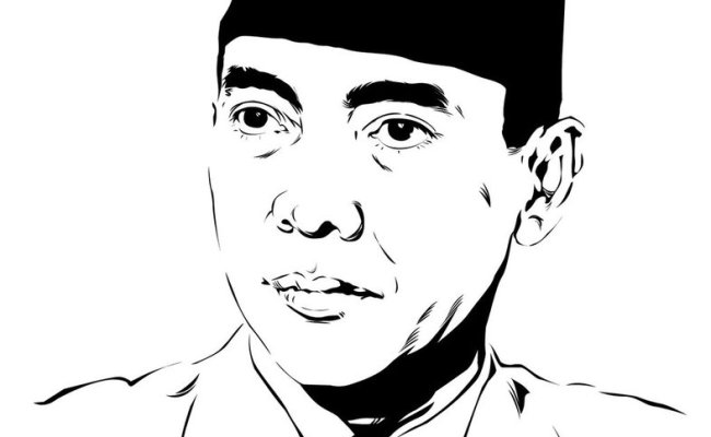 Gambar Pahlawan Nasional Hitam Putih Untuk Mewarnai Gambar Bilarasa