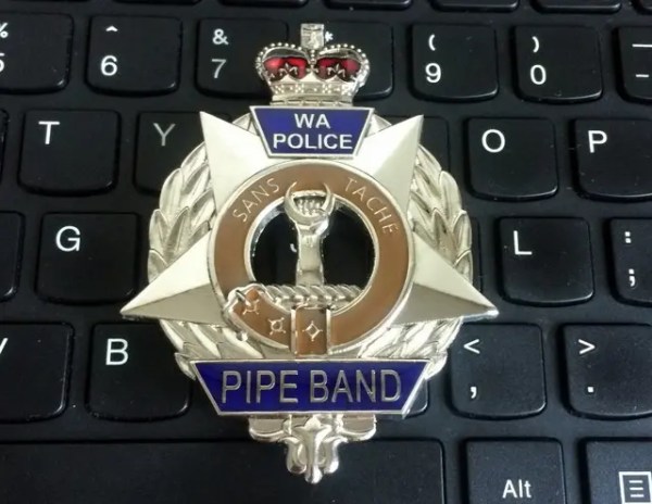 Australian Victoria Police Retired Badge Uphold The Right