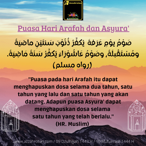 Puasa Hari Arafah Dan Asyura Azzahrotuncom