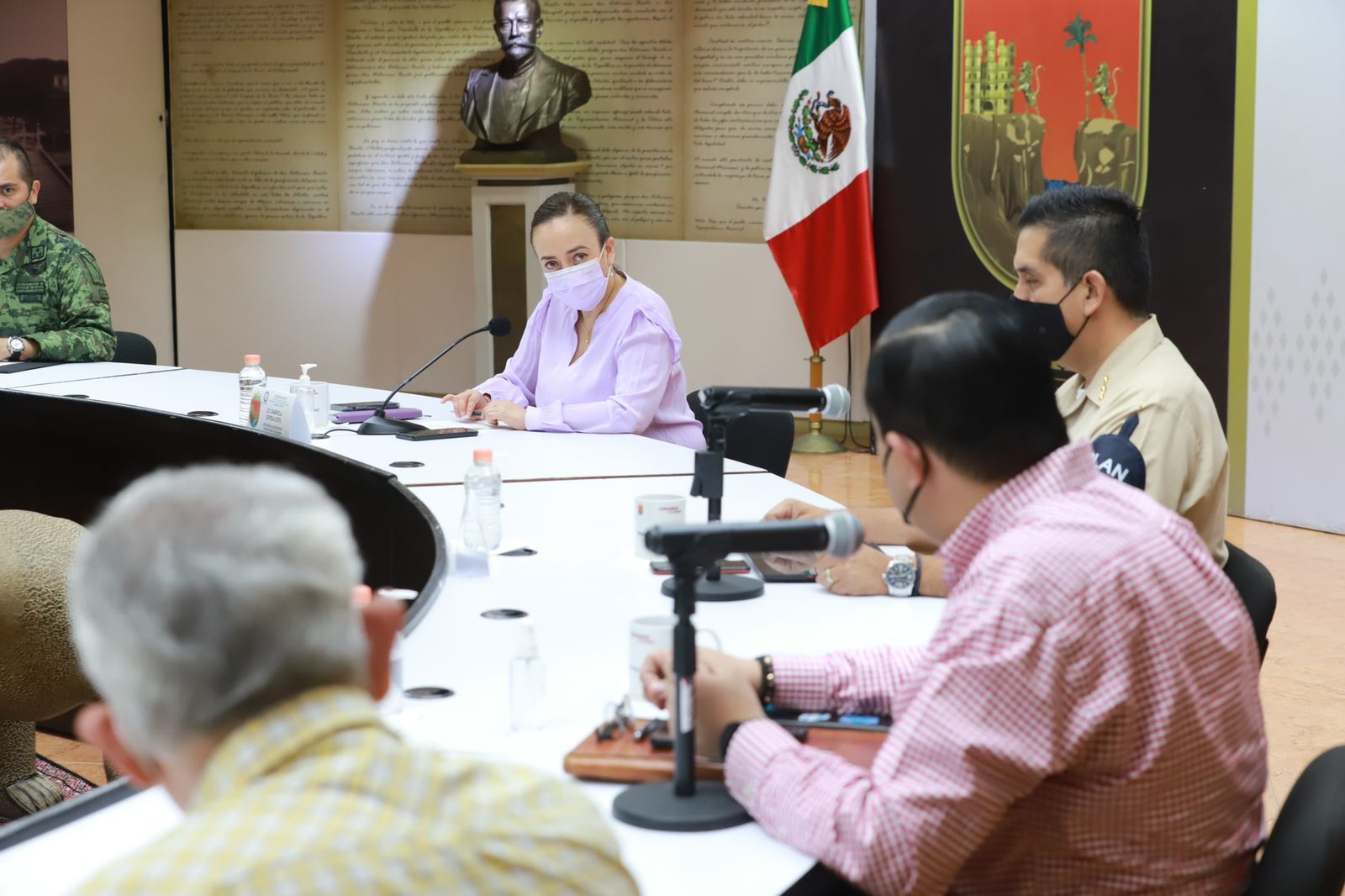 Encabeza Zepeda Soto Mesa De Seguridad Estatal En Representación Del