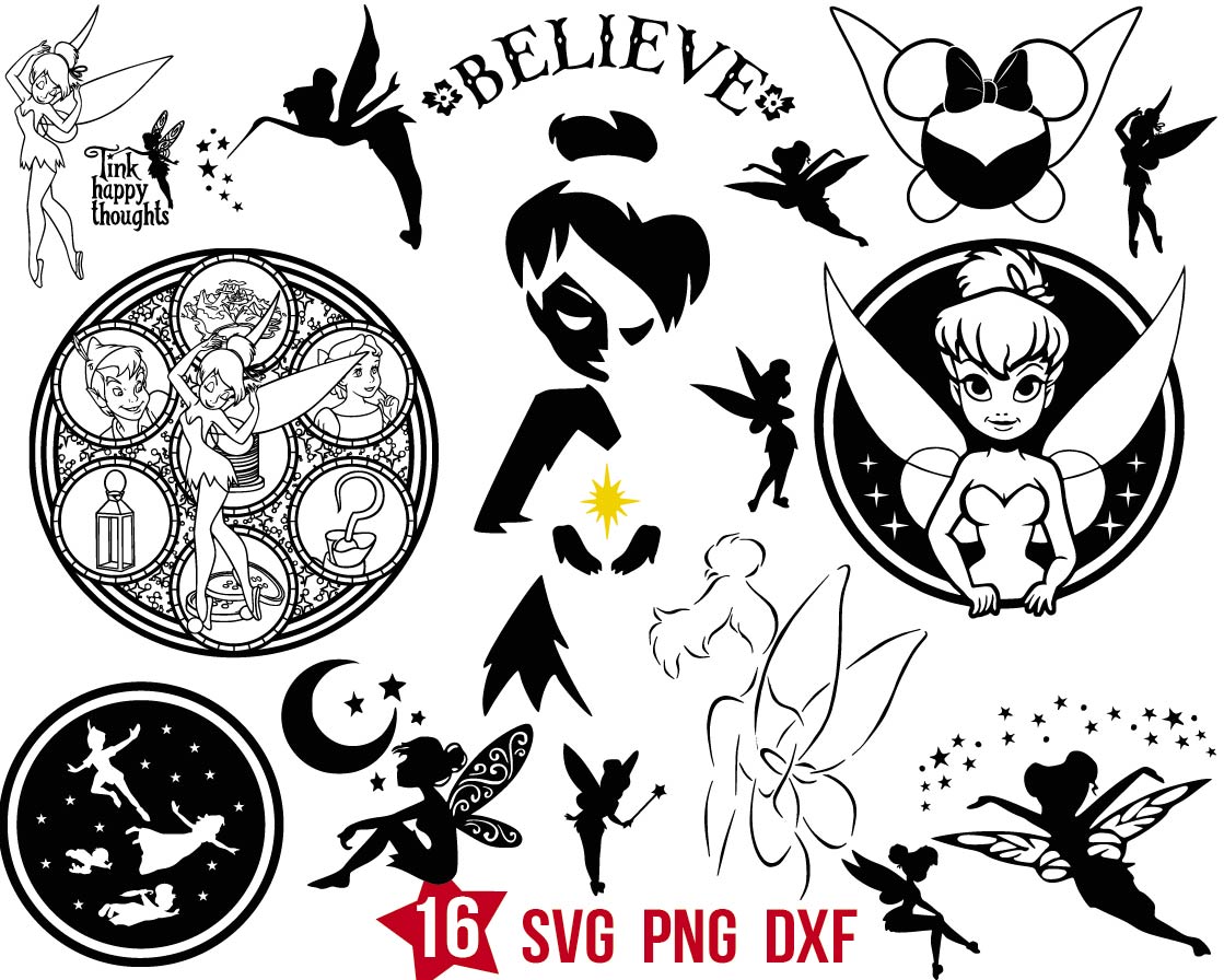 Tinkerbell Svg Tinkerbell Bundle Svg Tinkerbell Png Tinkerbell