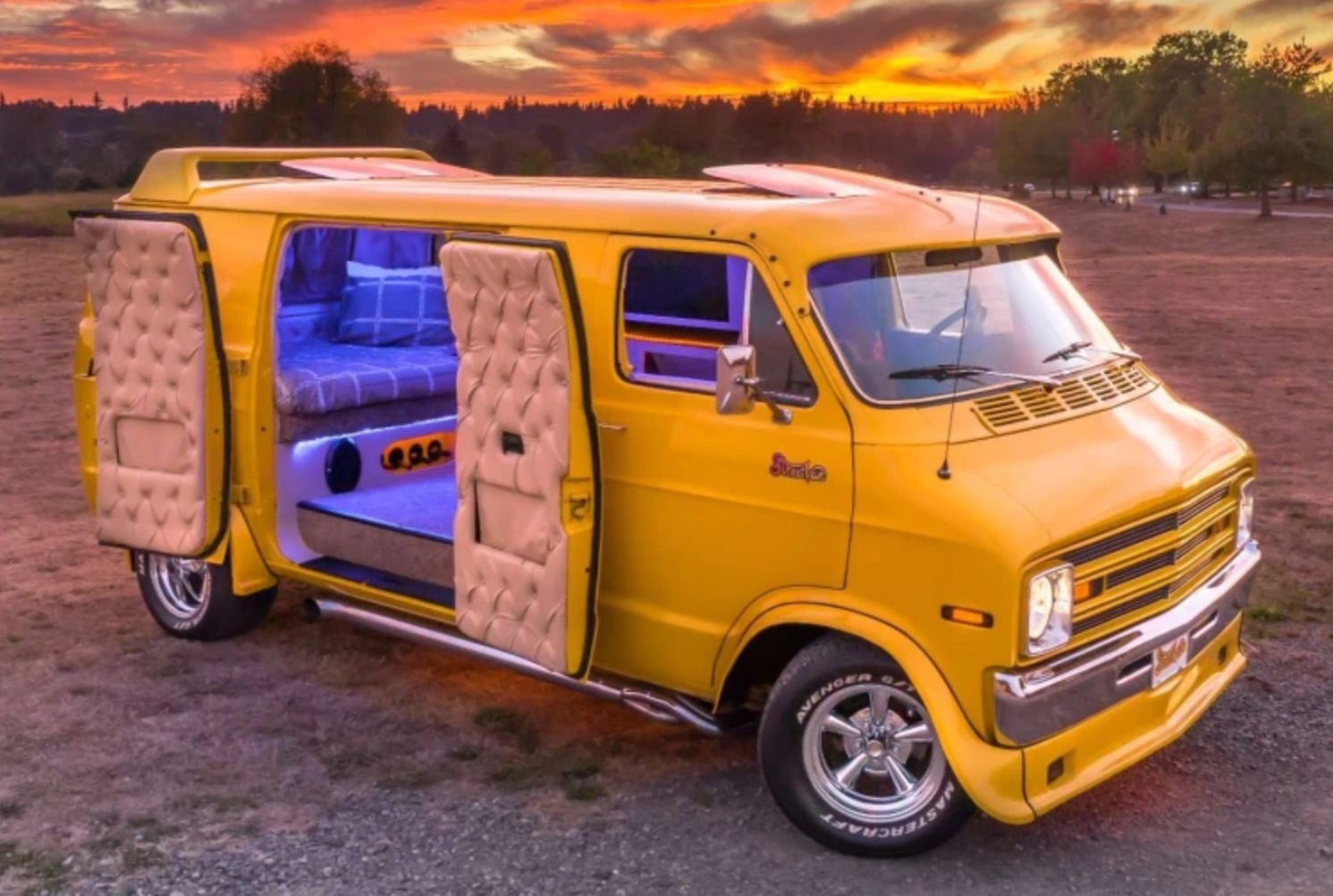 This Magnificent 1970s Custom Sex Machine Van Just Sold For 40000