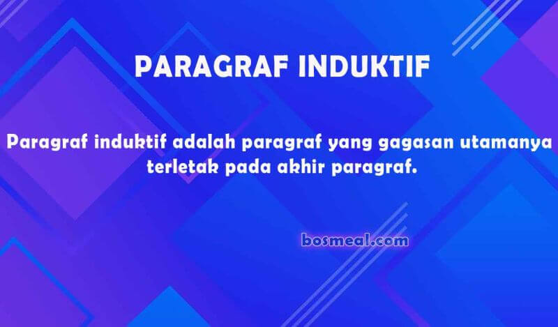 Contoh Paragraf Deduktif Induktif And Campuran Bosmeal