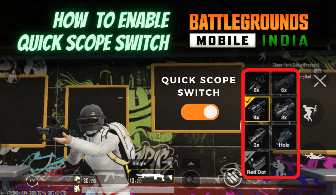 How To Enable Quick Scope Switch In Bgmi Battlegrounds Mobile India