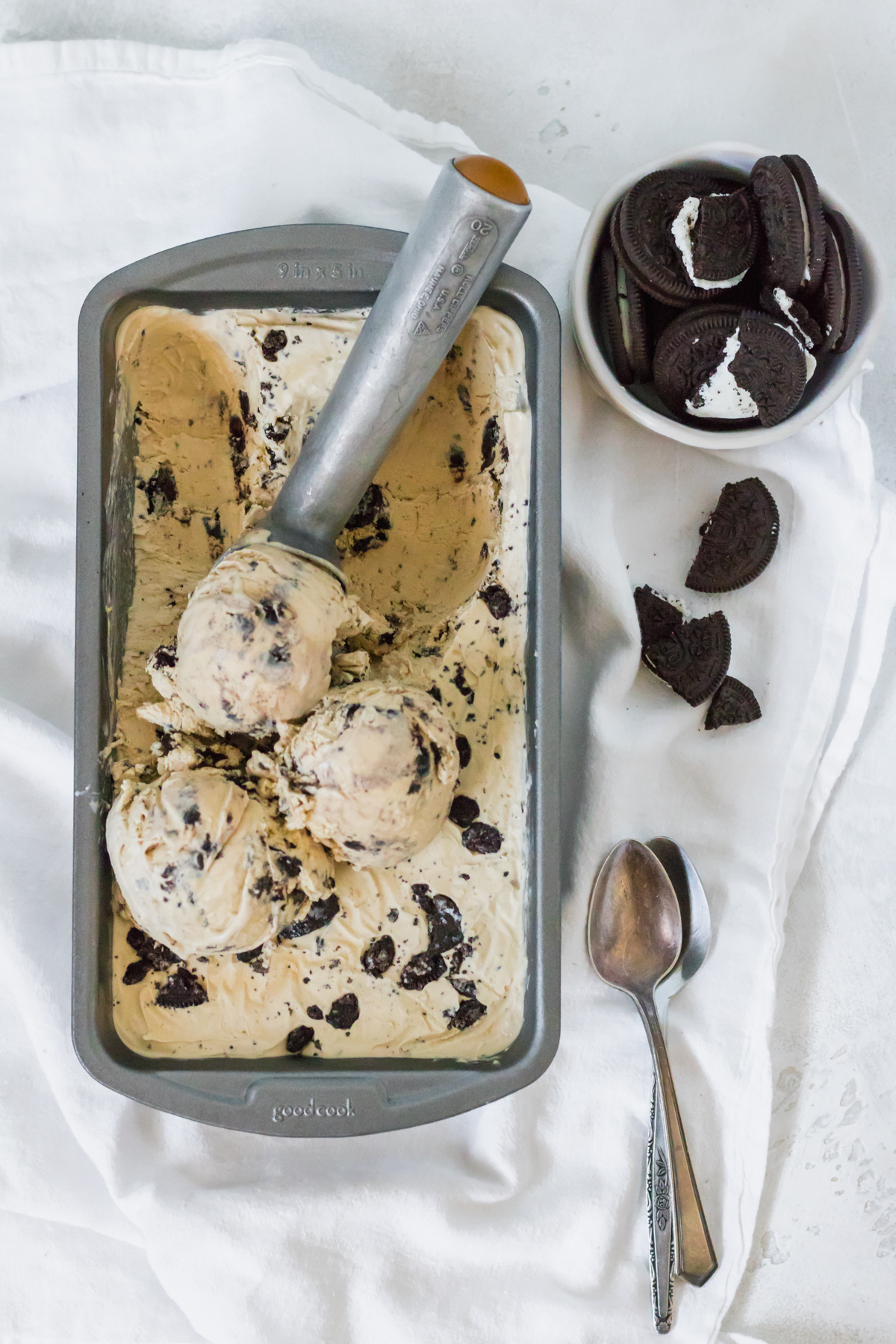 No Churn Coffee Oreo Ice Cream Bake Or Bust