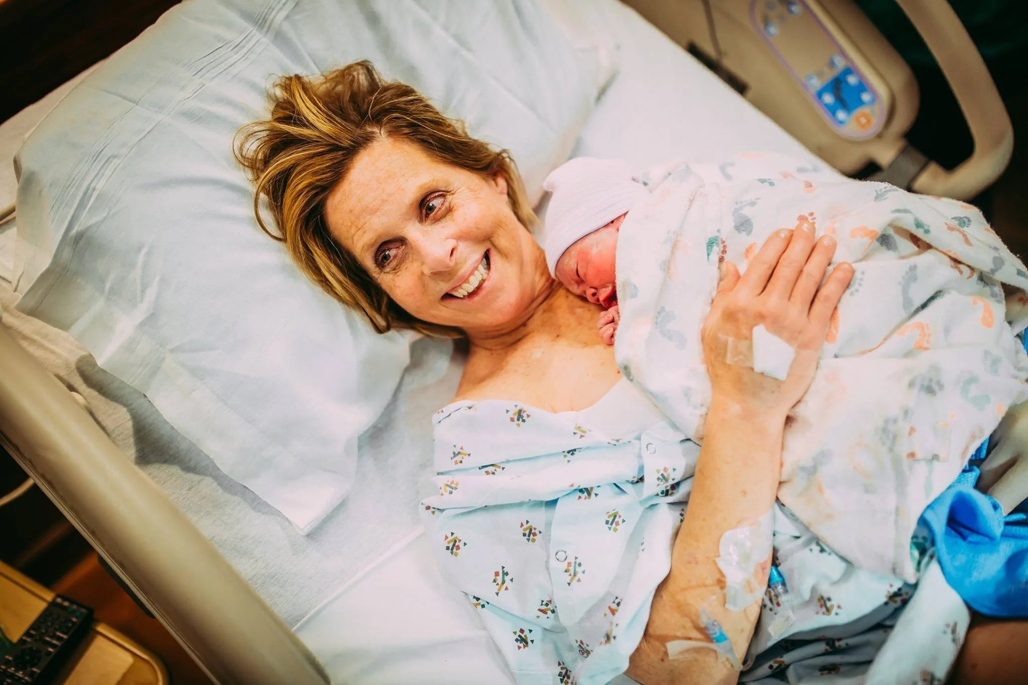 61 Year Old Grandmother Gives Birth To Her First Granddaughter