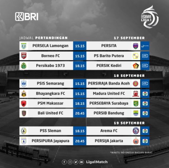 Jadwal Liga 1 2021 Pekan 3 Persib Bandung Lawan Bali United Bandung