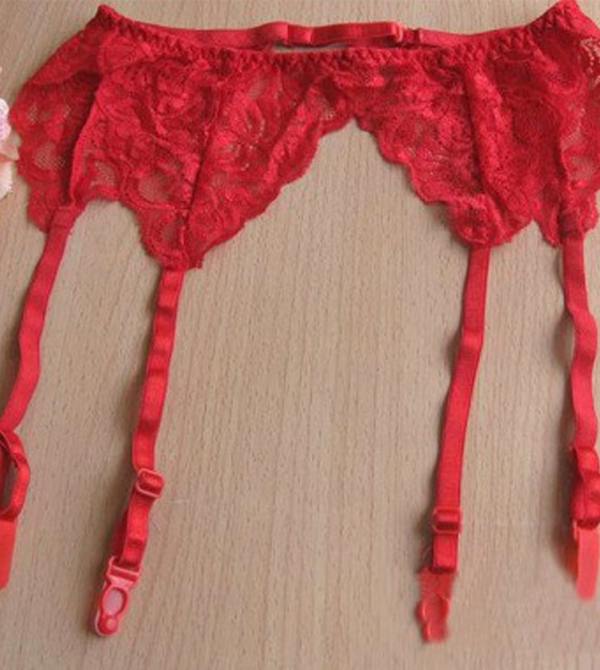 Sexy Red Lace Garter Belt Bare Fantasies Your Favourite Online