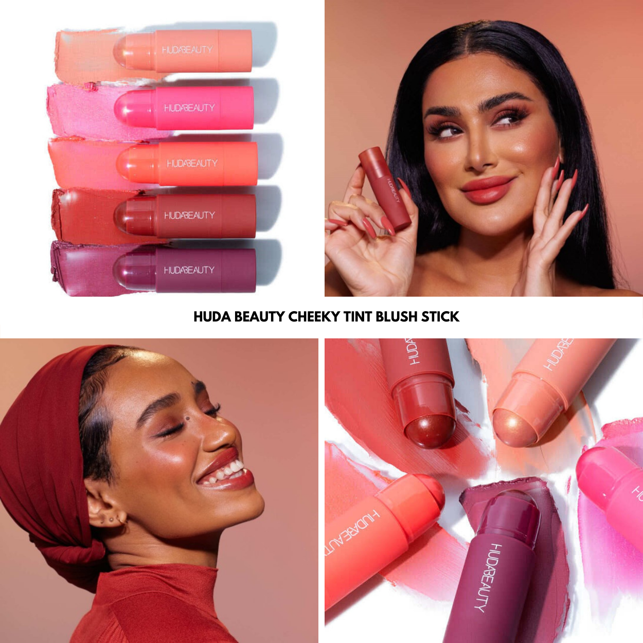 Sneak Peek Huda Beauty Cheeky Tint Blush Sticks Beautyvelle Makeup