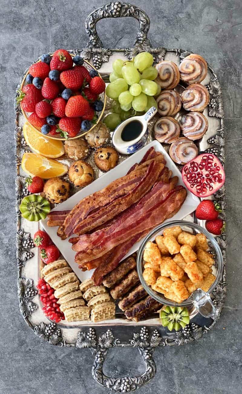 Breakfast Charcuterie Board With Bacon Bensa Bacon Lovers Society