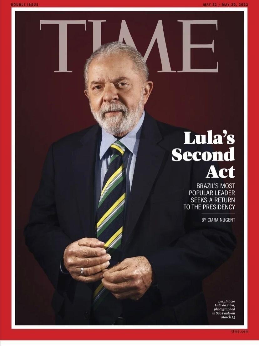 Lula é Eleito Uma Das 100 Pessoas Mais Influentes Do Mundo Da Revista