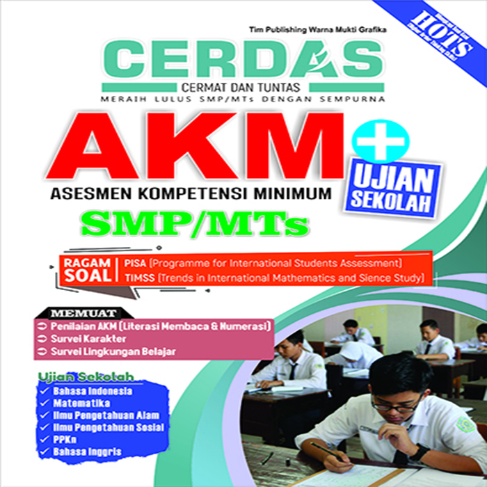 Jual Cerdas Akm Ujian Sekolah Kelas 8 9 Smpmts Besemah Pustaka