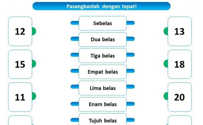 Soal Kelas 1 Bab Memasangkan Nama Dan Lambang Bilangan Kurikulum Bilarasa