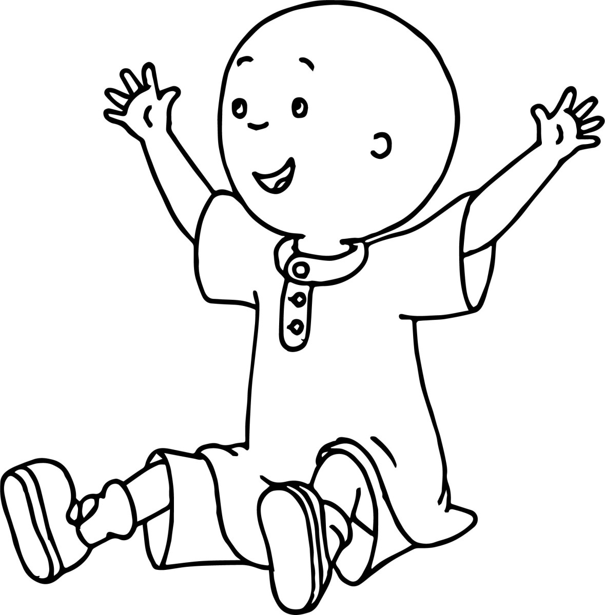 Caillou Coloring Pages Caillou Coloring Pages Print Free Rosie And