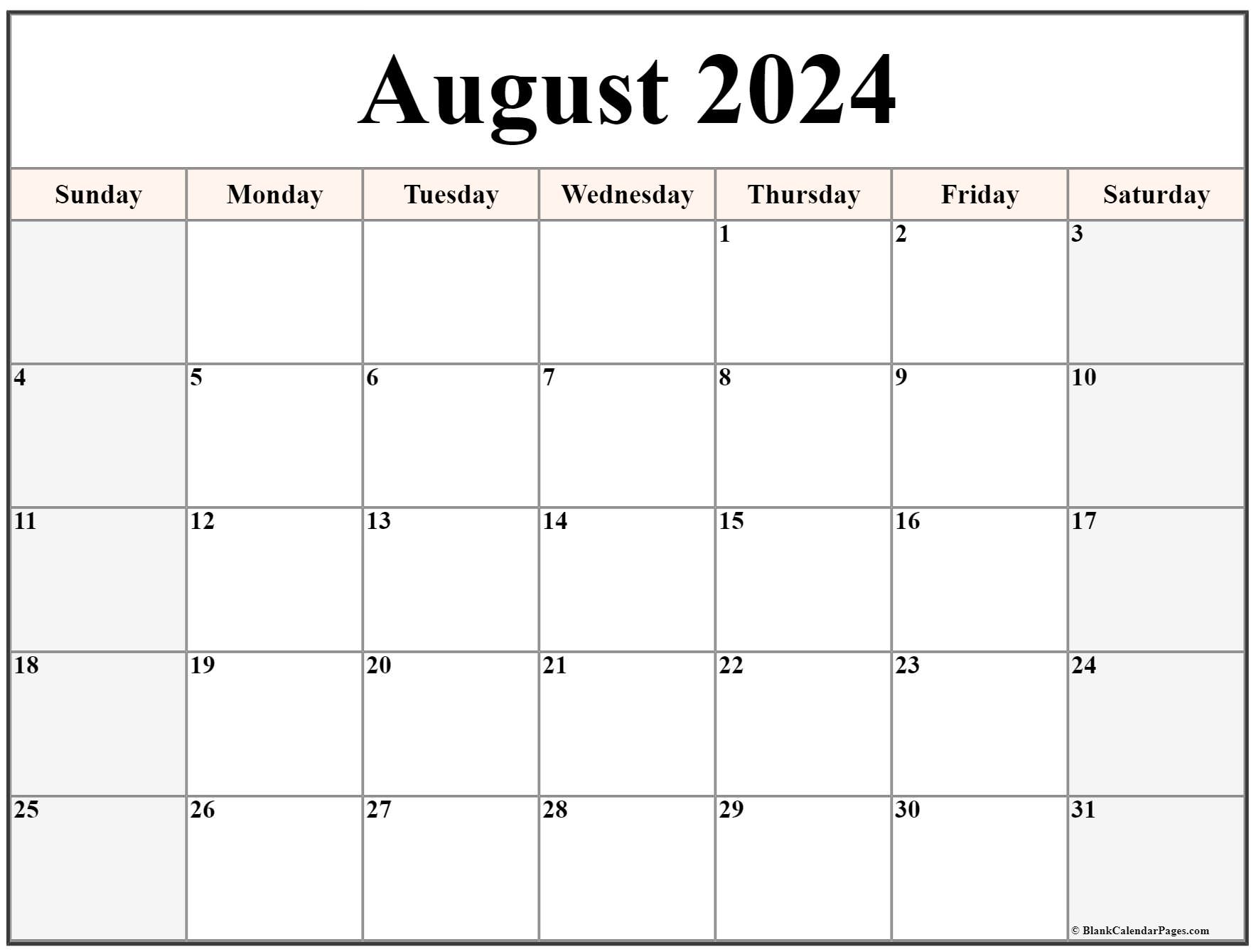 August Printable Calendar 2022 Printable Word Searches