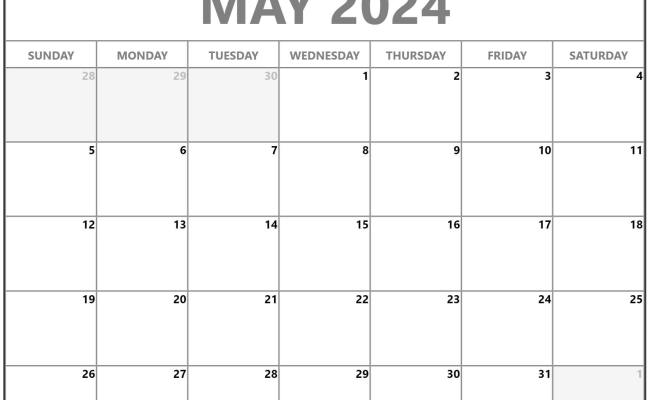 May 2023 Fillable Calendar Printable Word Searches Resepkuini