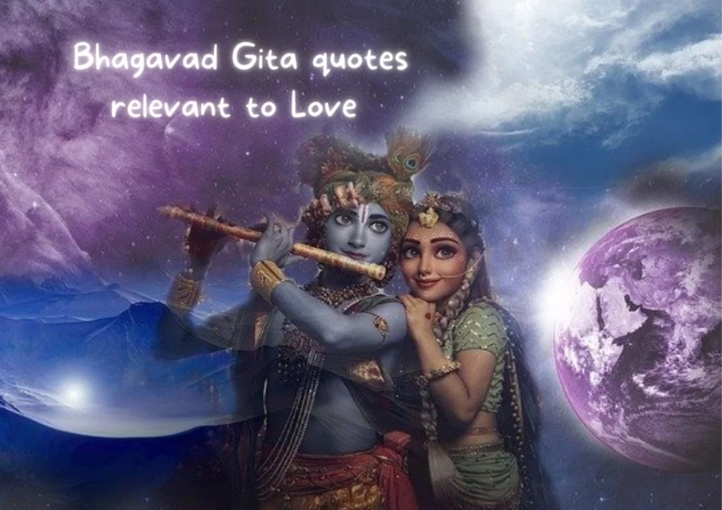 Wisdom Of Love Bhagavad Gita Quotes Rise In Love