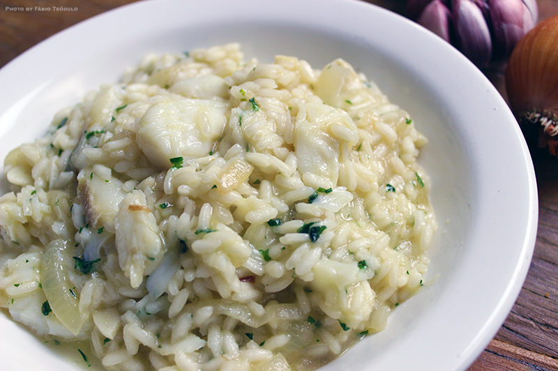 Risoto De Bacalhau Vídeo Receita Blog Do Chef Taico