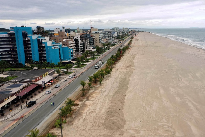 Obras De Revitalização Da Orla De Matinhos Alcançam 80 Blog Do Tupan