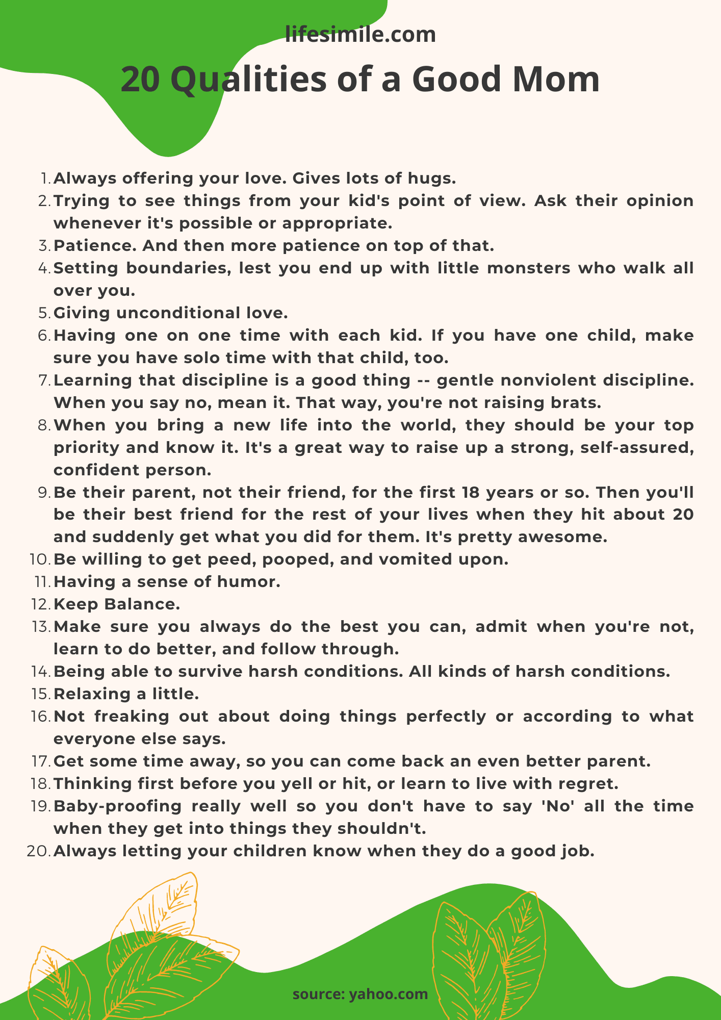 25 Best Qualities Of A Good Mother What Makes A Good Mom Life Simile