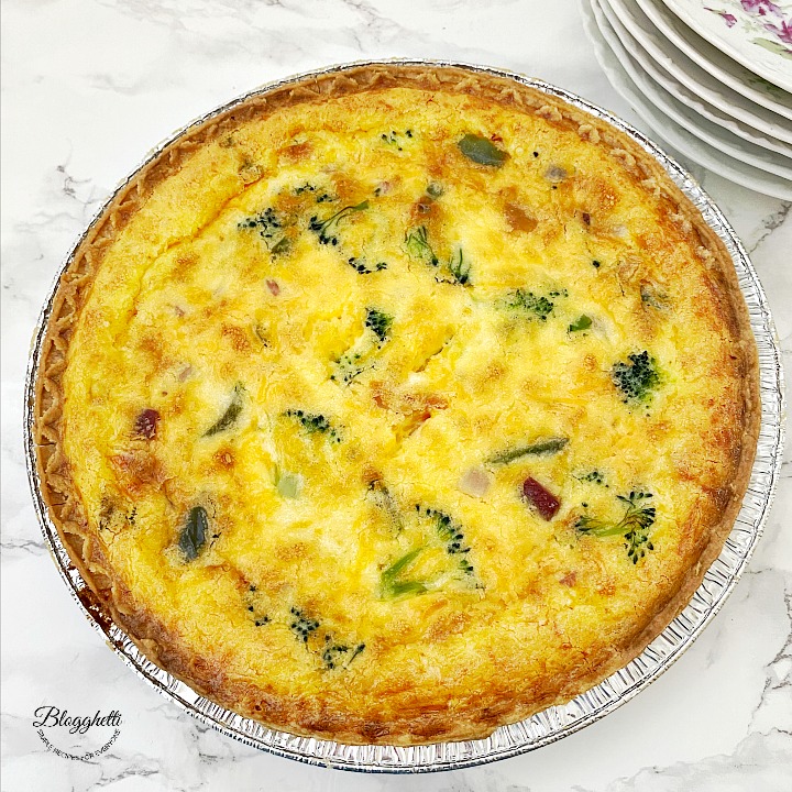 Easy Broccoli And Ham Quiche