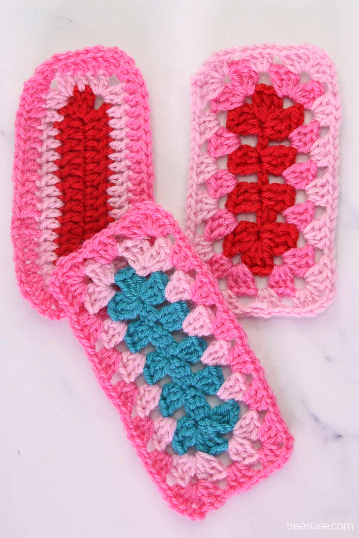 How To Crochet A Granny Rectangle Easy For Beginners Treasurie