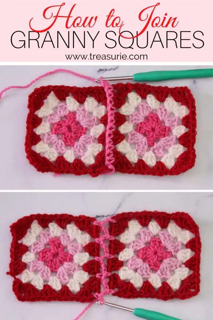 How To Join Granny Squares Joining Crochet Squares 6 Ways