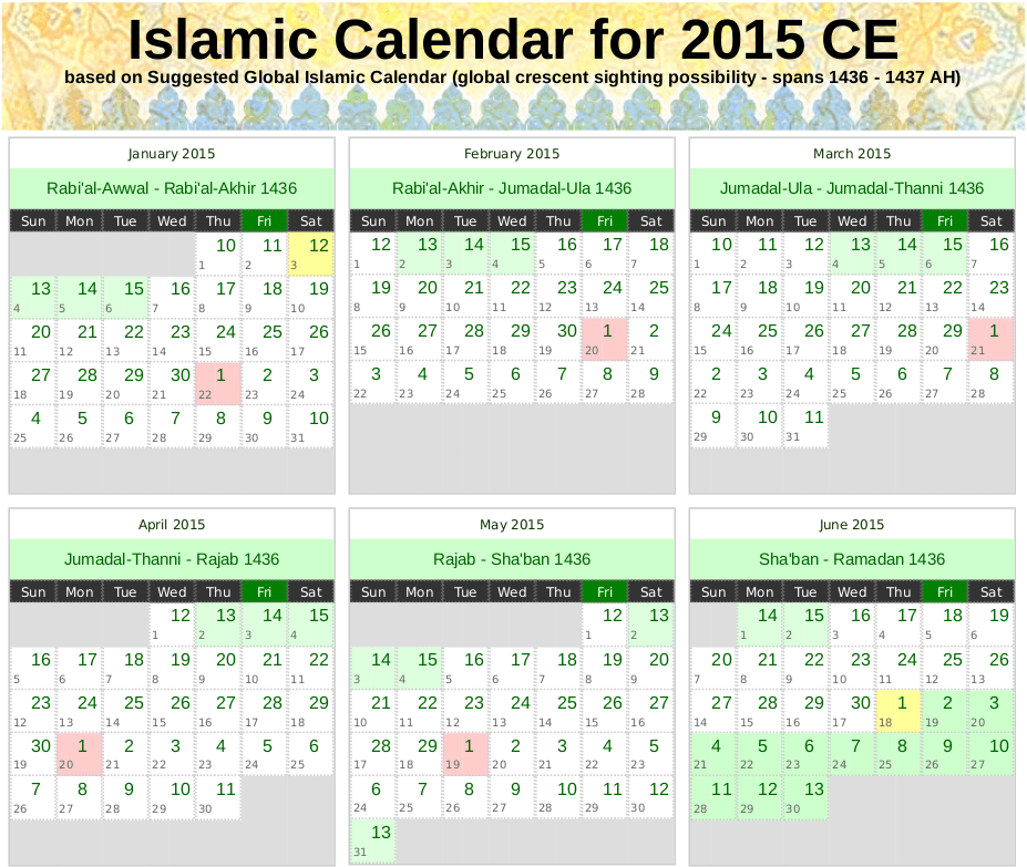 Kalender Islam Tahun 2024 M Penanggalan Hijriyah Global 58 Off