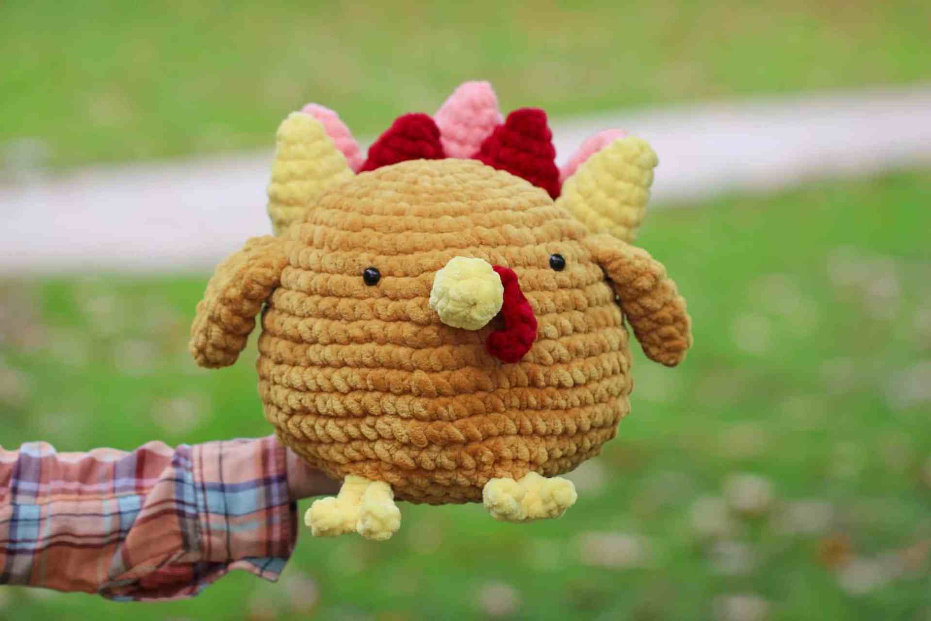 Jumbo Turkey Amigurumi Clover Needlecraft