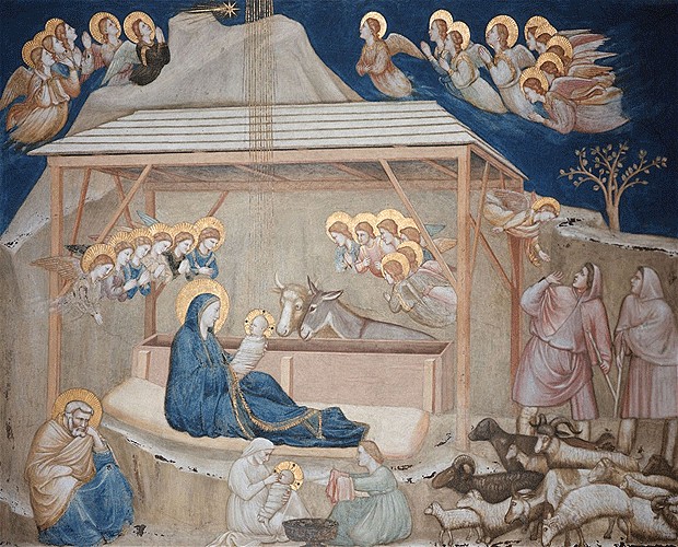 Nativity Giotto Holy Heroes