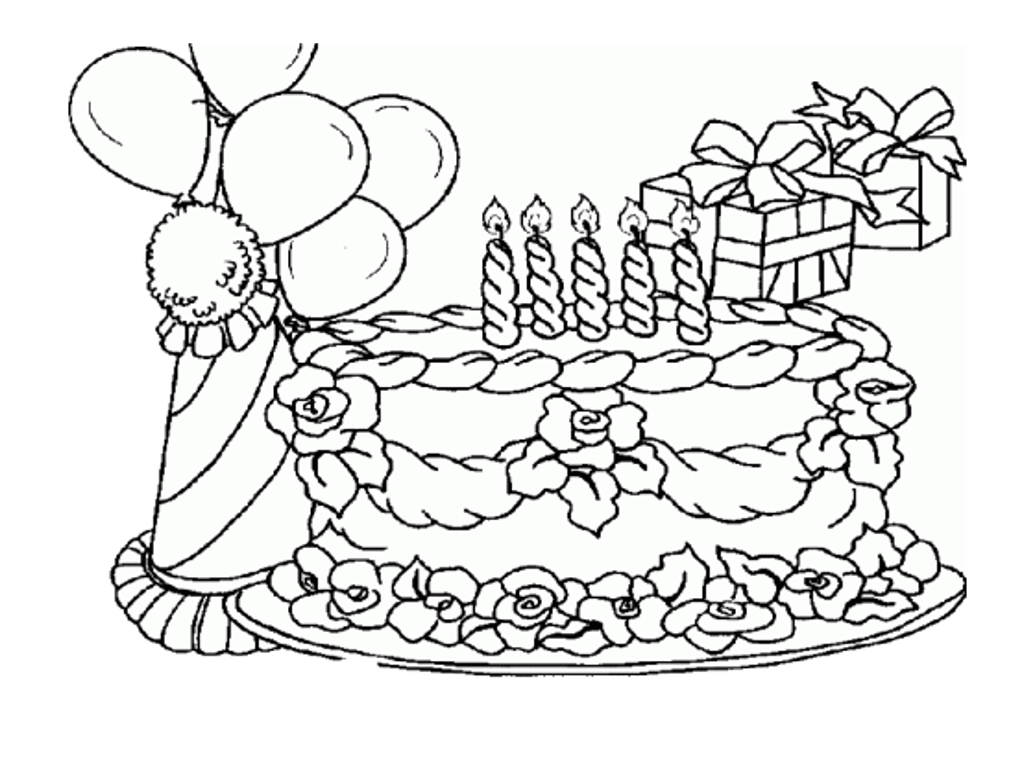 Disegni Da Colorare Gratis Torte Di Compleanno Ronald Combs Da Colorare