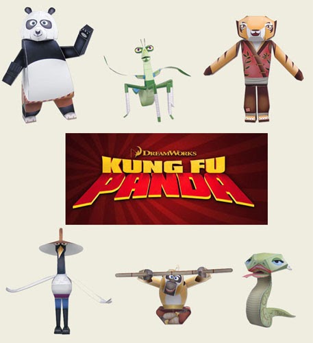 Kung Fu Panda Paper Craft Kung Fu Panda Papercrafts Papercraft Porn